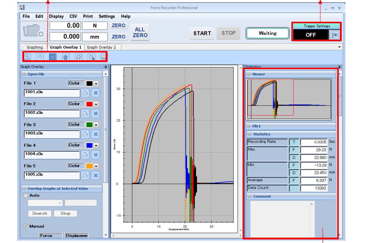Ichiban Precision Sdn Bhd - Imada - Imada Graphing Software via RS232C - ZLINK3, Multiple Force ...
